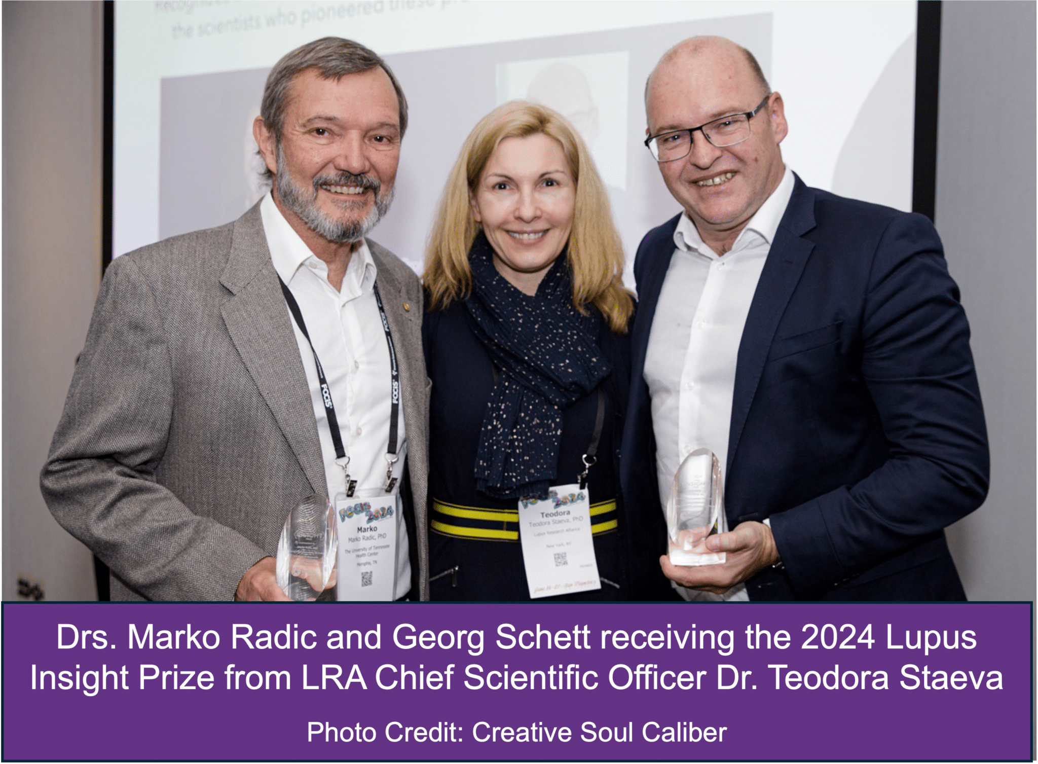 Lupus Research Alliance Awards Lupus Insight Prize to Two Trailblazers ...